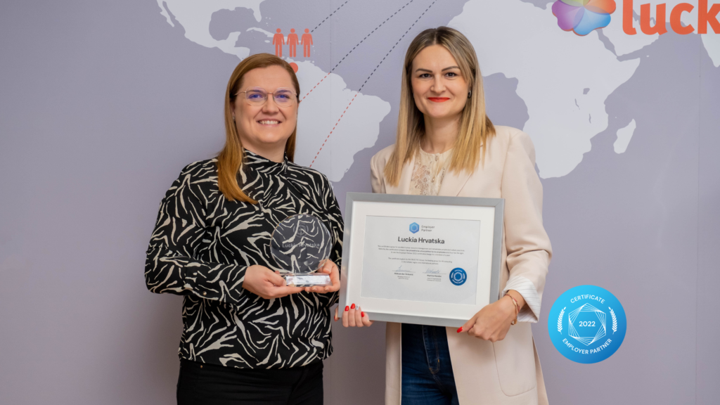 Luckia holds the Employer Partner certificate |Employer Partner