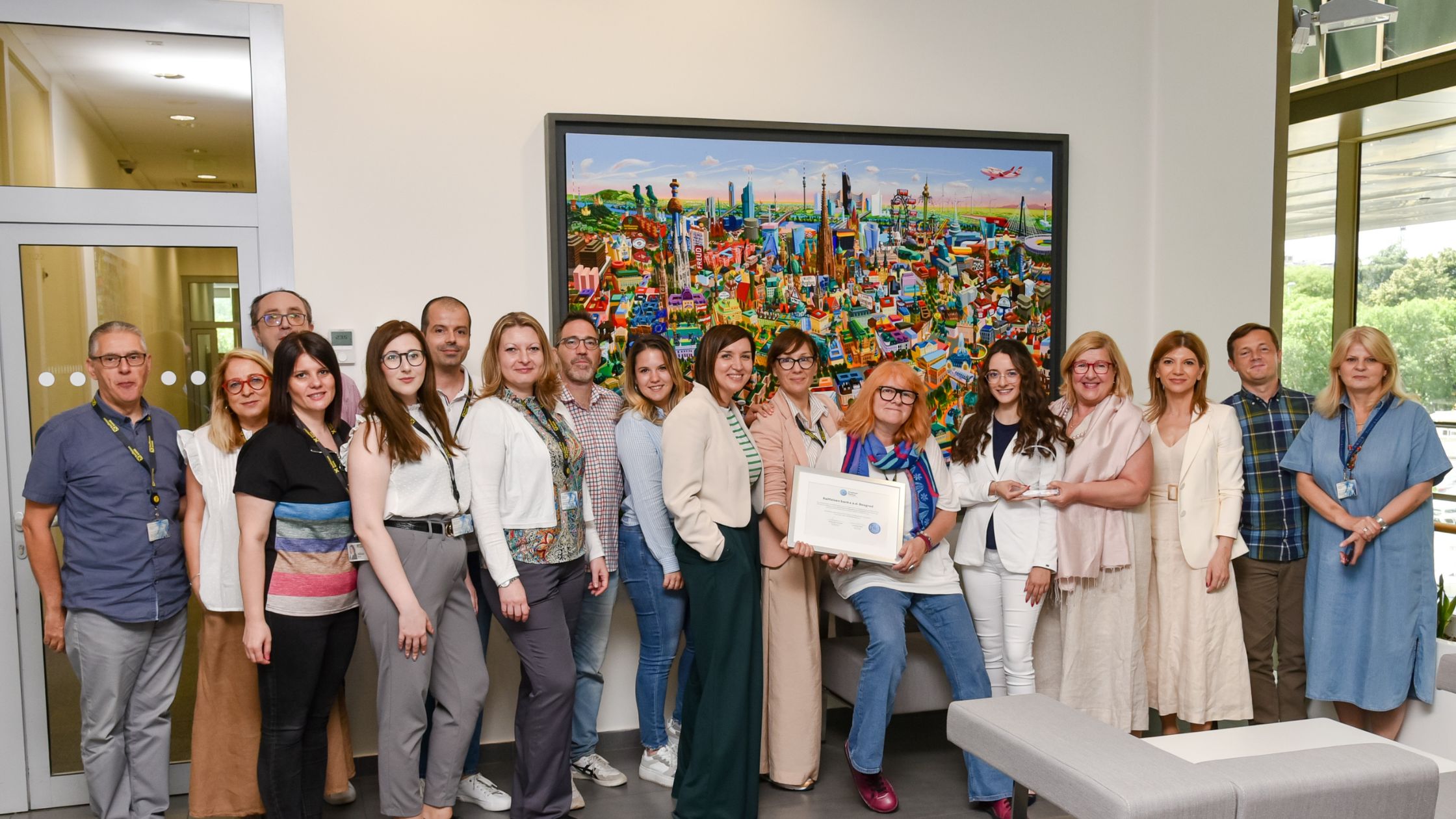 Raiffeisen Bank Beograd demonstrated HR excellence required for the ...