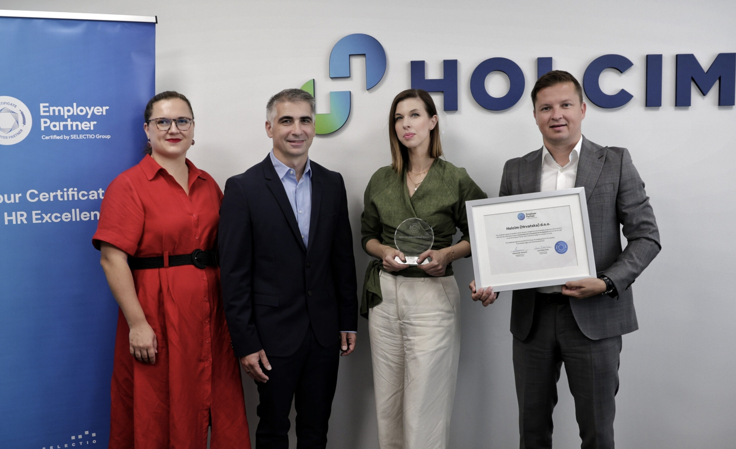 Holcim Croatia earns prestigious Employer Partner certificate |Employer Partner